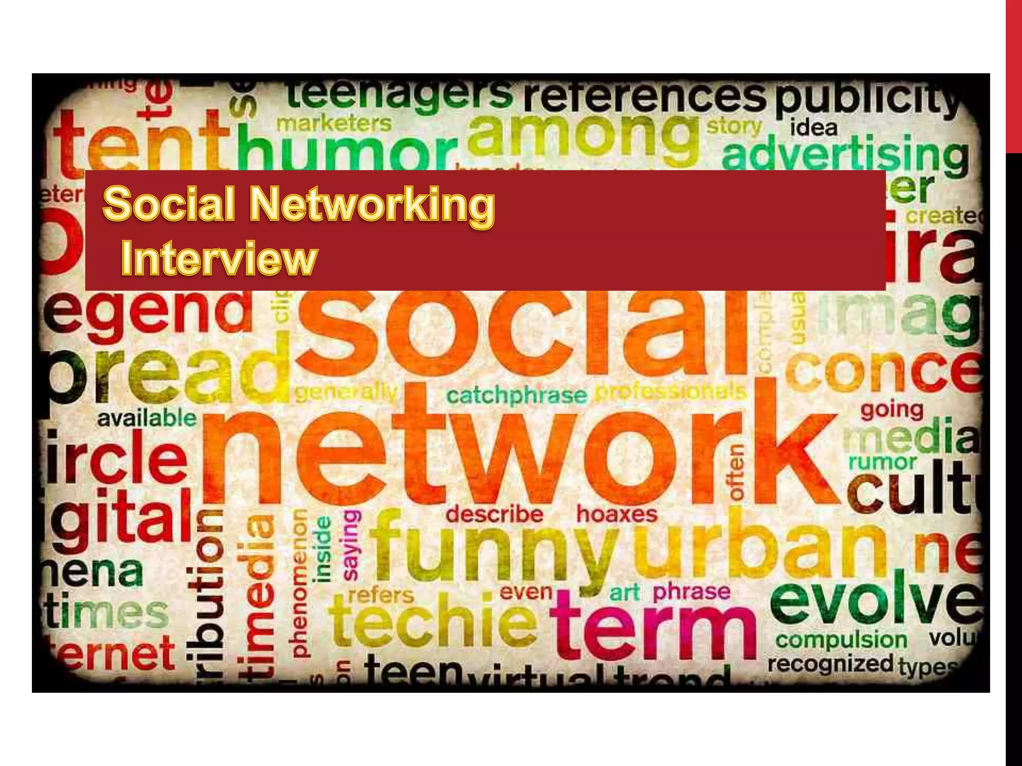 Social Networking Ppt