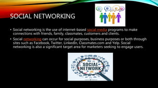 Social networking | PPTX