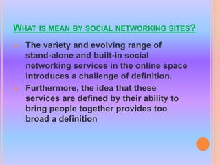 Social networking | PPTX