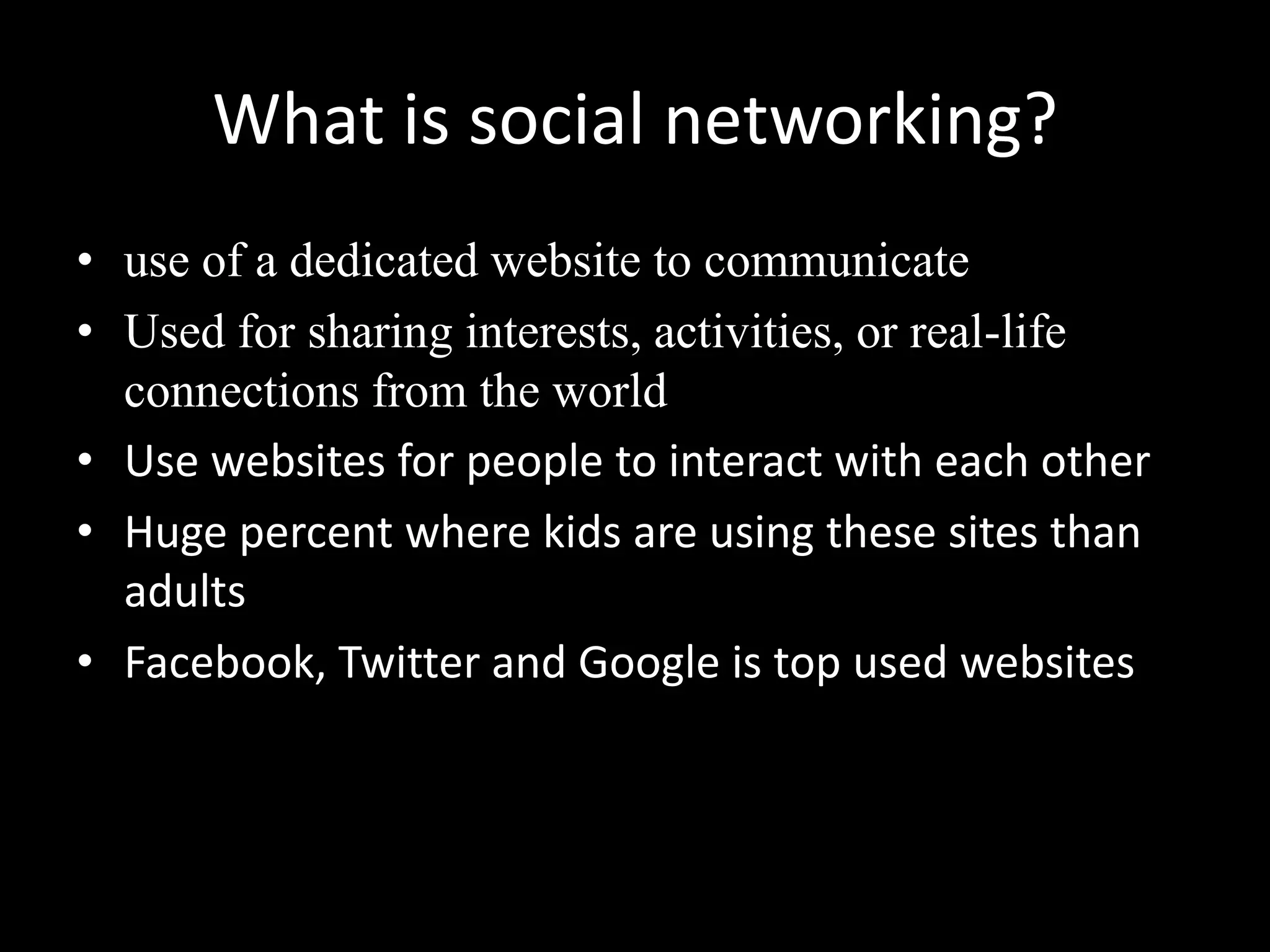 Social networking 2 | PPT