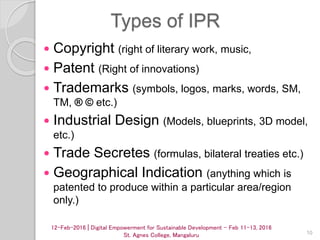 Social Networking Sites for Learning and IPR Issues | PPT