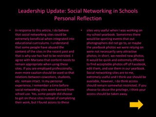 Social networking in education | PDF | Social Networking | Internet