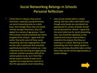 Social networking in education | PPT