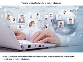 Social networking in education of the former Soviet states | PPTX