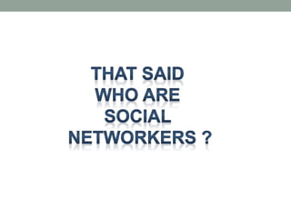 Social networking in the workplace | PPTX