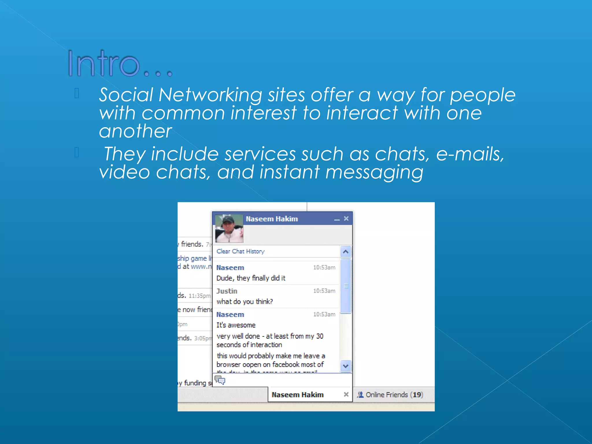 Social networking presentation | PPT