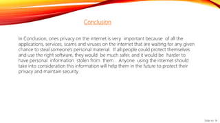 Social networking privacy issues & exposure | PPTX