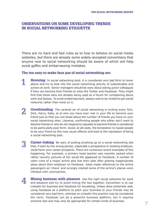 Social Networking Report | PDF