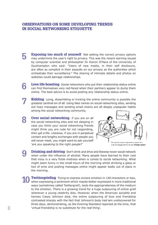 Social Networking Report | PDF