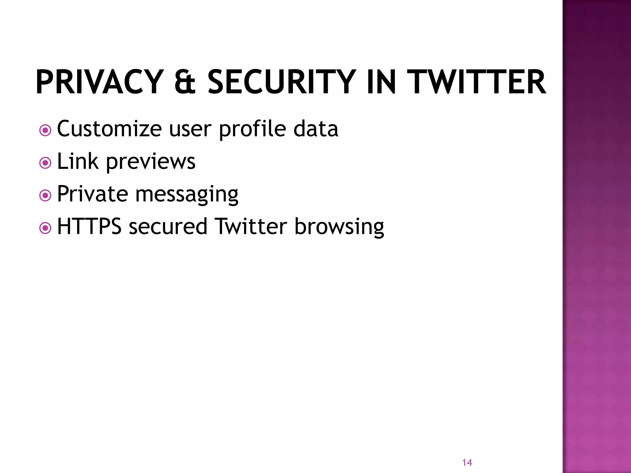 Social network privacy & security | PPTX