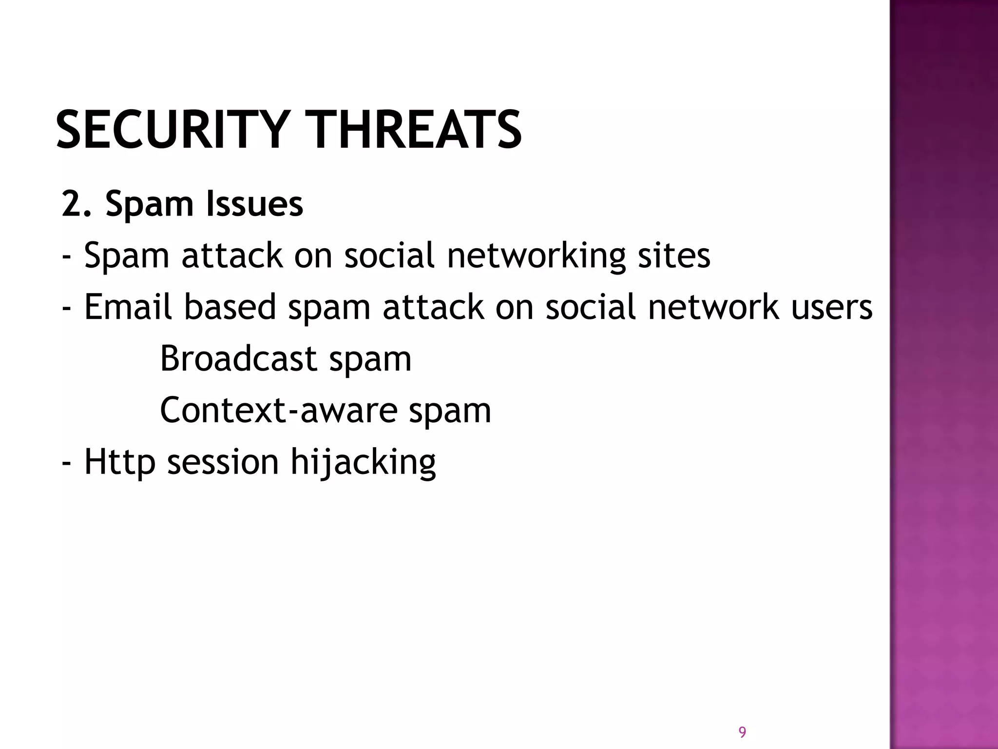 Social network privacy & security | PPTX