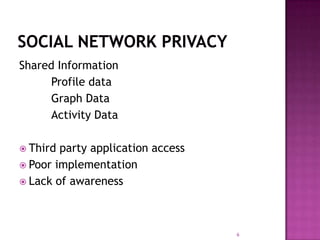 Social network privacy & security | PPTX