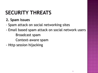 Social network privacy & security | PPTX