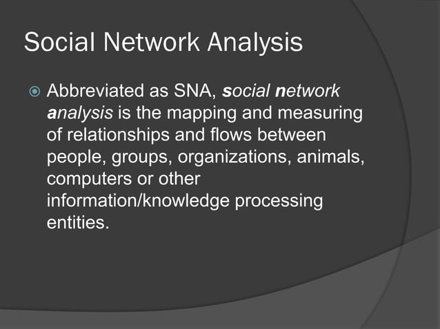 Social networks and Social capital | PPT