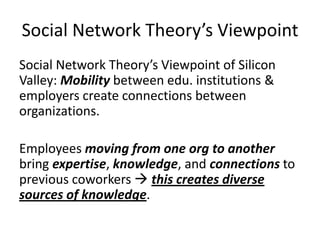 Social Network Theory & Analysis | PPTX