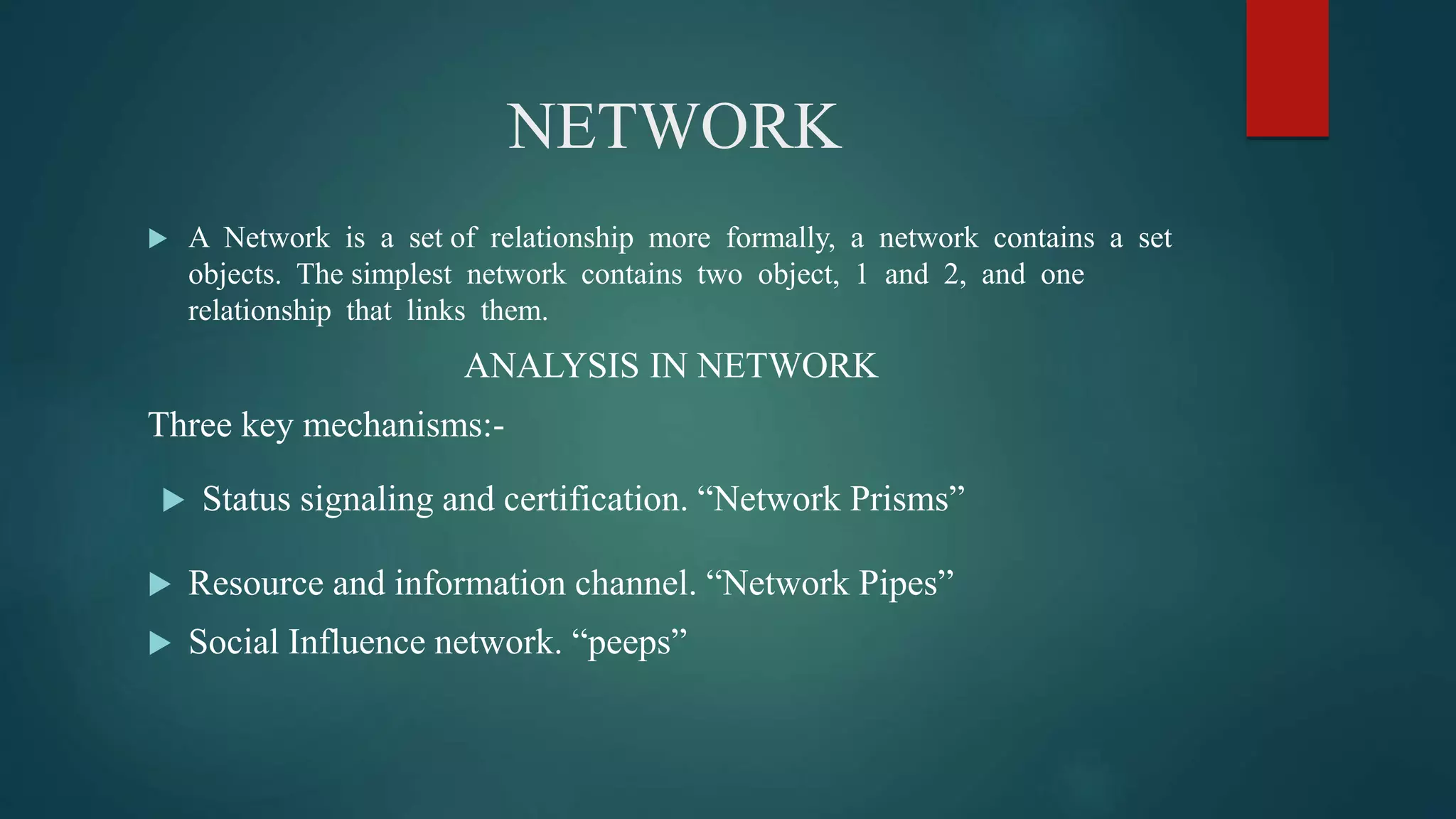 Social Network Theory | PPTX