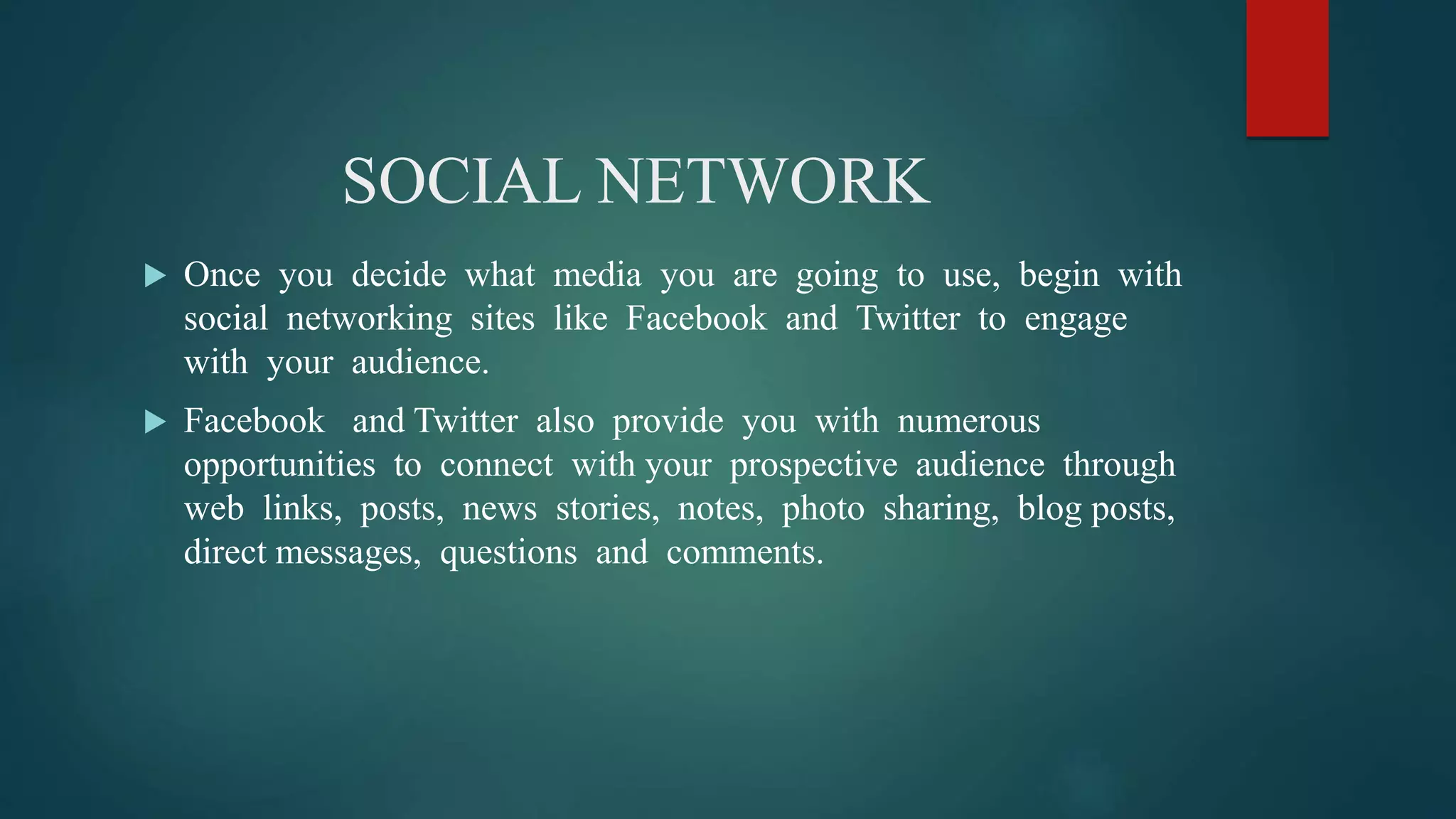 Social Network Theory | PPTX