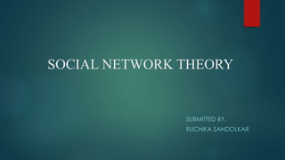 Social Network Theory | PPTX