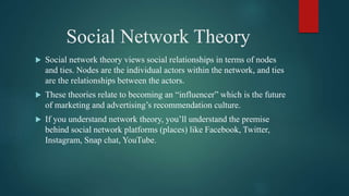 Social Network Theory | PPTX
