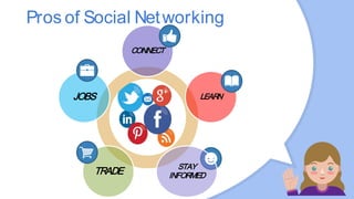 Pros and Cons of Social Networking | PPT