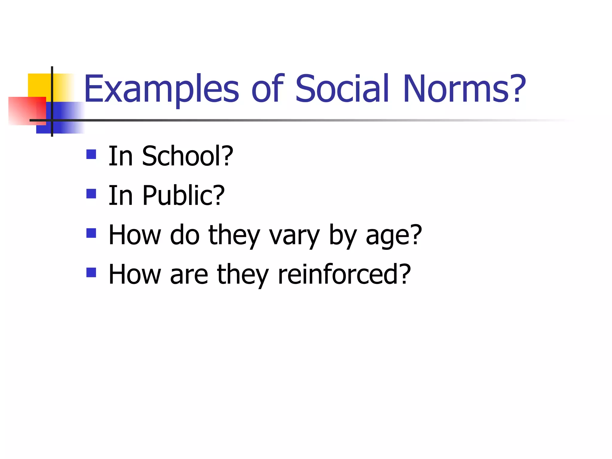 Social norms | PPT