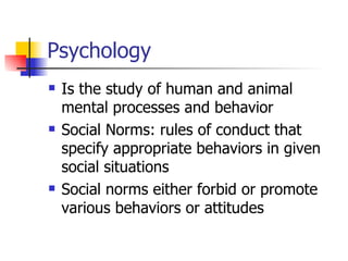 Social norms | PPT