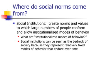 Social norms | PPT