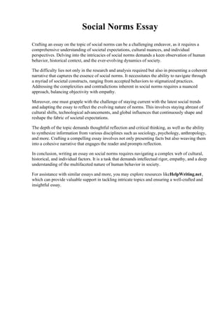 Social Norms Essay.pdf