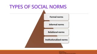 SOCIAL NORMS MORALS VALUES..........pptx