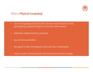 Physical Computing and IoT | PDF