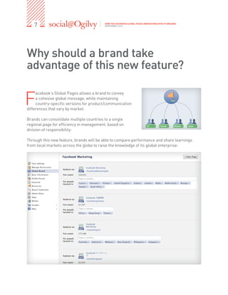 Facebook Global Pages for Brands | PDF