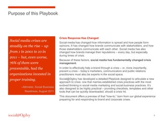 Our Playbook for Digital Crisis and Issue Management 3.0 | PDF ...
