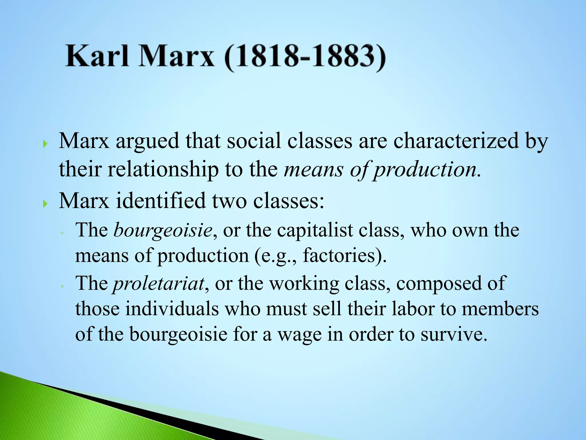 SOCIAL CLASS | PPTX