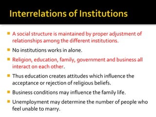 Social organisation and social system | PPT