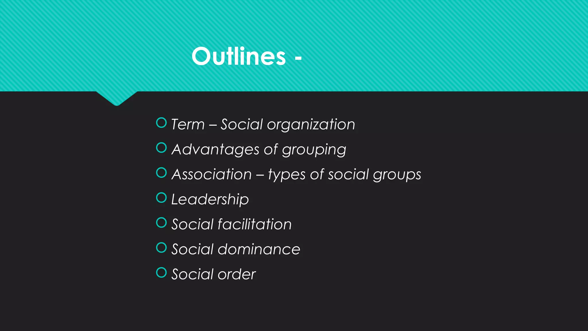 Social organization | PPT