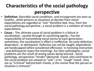 Social pathology ppt0 | PPTX