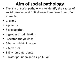 Social pathology ppt0 | PPTX