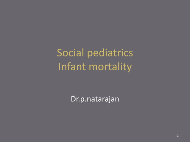 Social pediatrics IMR.ppt 93.ppt