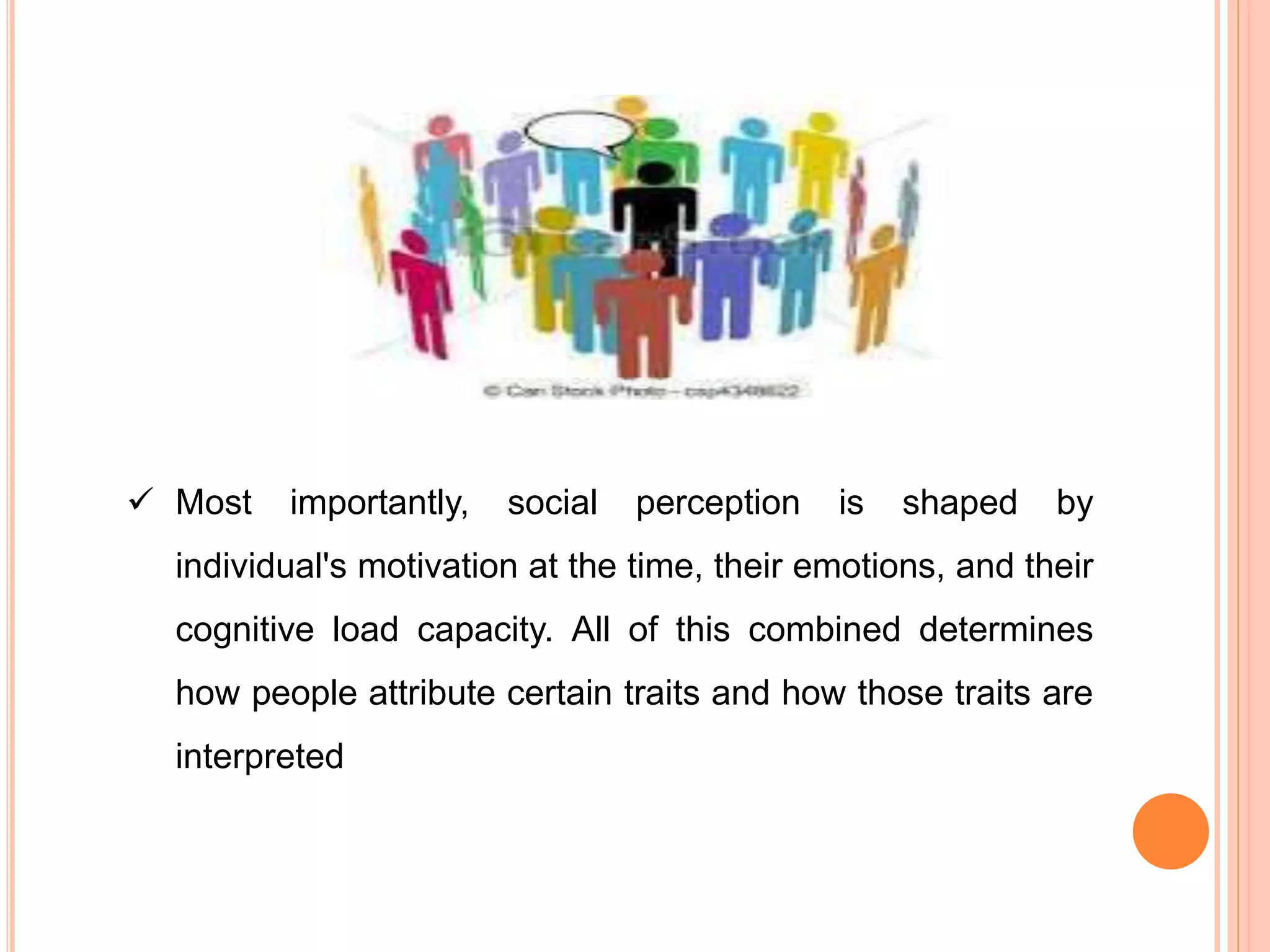 Social perception & attribution | PPTX