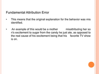 Social perception & attribution | PPTX