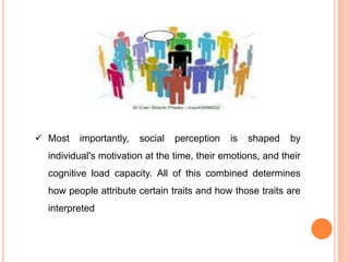 Social perception & attribution | PPTX