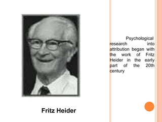 Social perception & attribution | PPTX