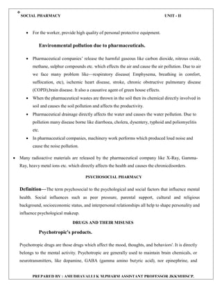 SOCIAL PHARMACY UNIT II NOTES.pdf
