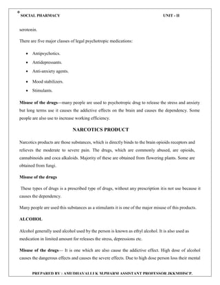SOCIAL PHARMACY UNIT II NOTES.pdf