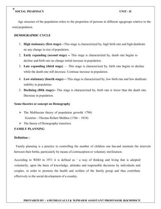 SOCIAL PHARMACY UNIT II NOTES.pdf