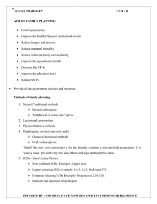 SOCIAL PHARMACY UNIT II NOTES.pdf