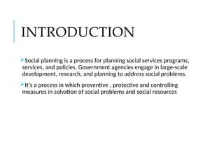 Social planning - PowerPoint Presentation | PPTX