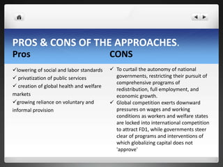 Globalization and Social policy | PPTX