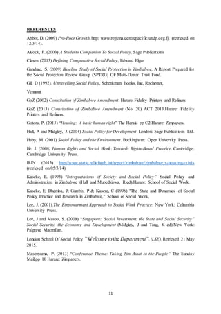 Social policy assignment | DOCX