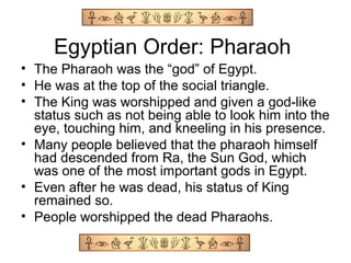 Social, Political, and Religious Order in Egypt and Mesopotamia | PPT